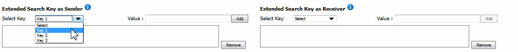 Setup Extended Search Keys
